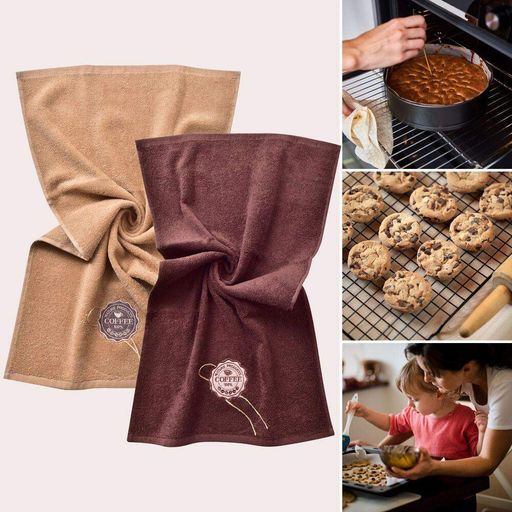 Набір рушників 2 шт IDEIA 40х70 рушник серветка махрова кухонна бавовна ...