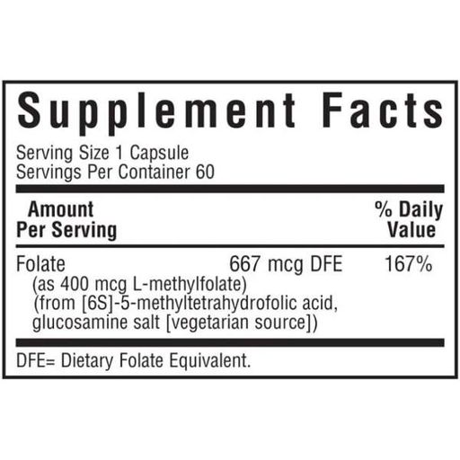 Фолієва кислота Bluebonnet Nutrition Cellular Active Methylfolate 400 ...