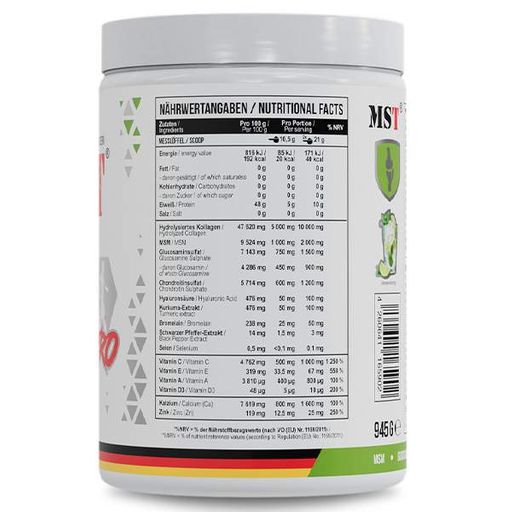 Хондропротектор (для спорту) MST Nutrition Flex Pro 945 g /94 servings/ Mojito (1188180 ...