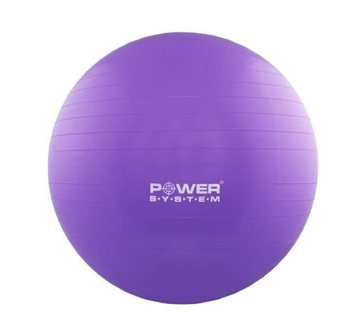 М'яч для фітнесу та гімнастики POWER SYSTEM PS-4011 55 cm Purple (PS ...