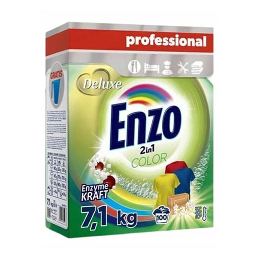 Пральний порошок Deluxe Enzo 2 in 1 Сolor 100 циклів прання, 7.1 кг — купити на EVA.UA