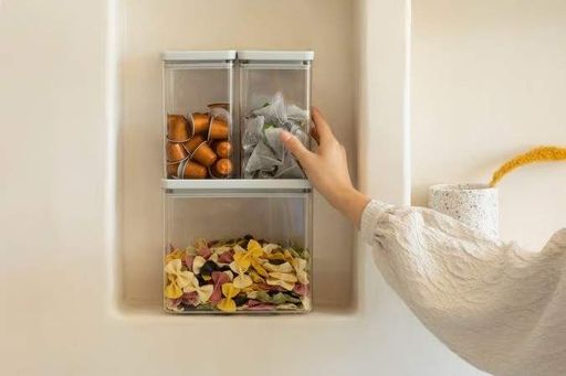 Набір 3-х ємностей для зберігання Brabantia Tasty+ Light Grey 1.6 і 3.5 ...