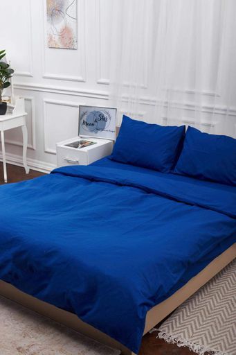 Комплект постільної білизни Moon&Star 4х70х70 Blue Бязь Gold Люкс ...