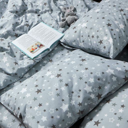 Комплект постільної білизни Moon&Star Бязь Gold Люкс Silver Stars ...