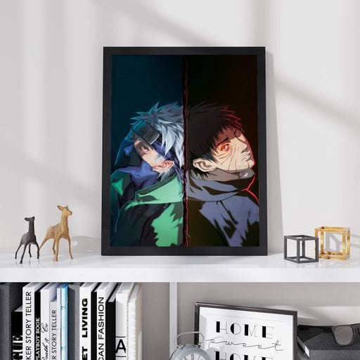 Постер Roomy "Kakashi Obito Split" Без рамки A2 (59.4x42 cm.) (1312678 ...