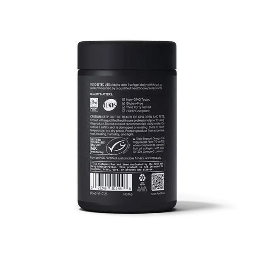Жирні кислоти Omega-3 Fish Oil 1250 mg Triple Strength, 30 капсул Sport ...