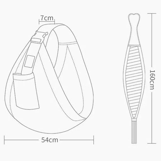 Cлінг для новонароджених Sears Roebuck 160x54 Бордовий (v-12679 ...