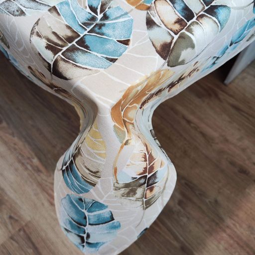 Скатертина Maystat Осінній вальс з тефлоновим просоченням 120х178см бежева (0090-P120-178 ...