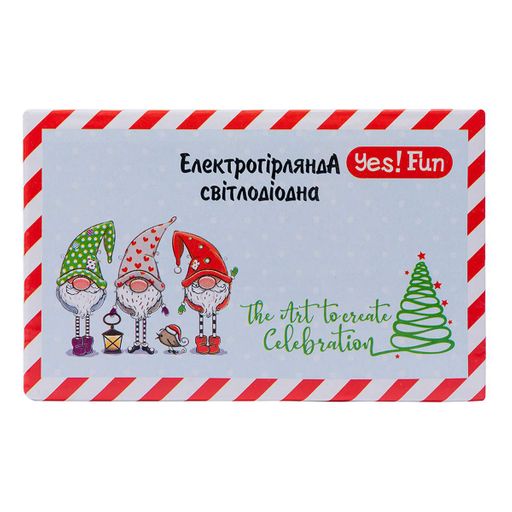 Електрогірлянда світлодіодна Yes Fun "Christmas time" 100 ламп молочно ...