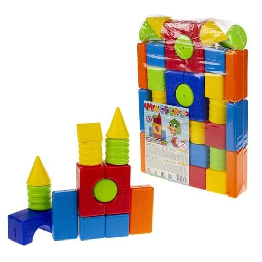 Конструктор "Мастерок" №3 Colorplast 1-072 36 деталей (1535887) — купить на EVA.UA — цена 374 грн