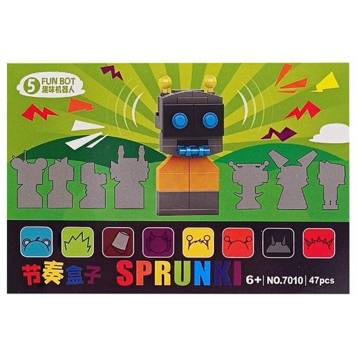 Детский конструктор Sprunki "Fun bot" 7010-5, 47 деталей (1558356 ...