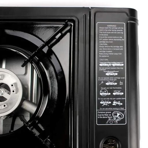 Туристичний газовий пальник плита з п'єзопідпалом Happy home BDZ-155A + 2 балони (1756375588 ...