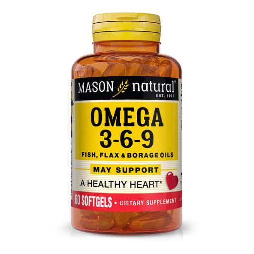 Потрійна Омега 3-6-9, олія риби льону та огірника, Omega 3-6-9 1,200 mg ...