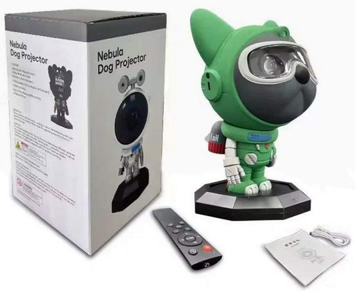 Нічник зіркового неба "Космічний собака" Nebula Dog Projector з пультом ...