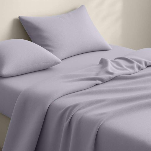 Двоспальна постільна білизна фланель з простирадлом на резинці SILVER ...