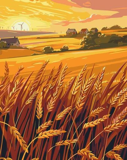 Картина за номерами Сонячне поле (ACR-11053-AC) 40 х 50 см ArtCraft (1623071) — купити на EVA.UA ...