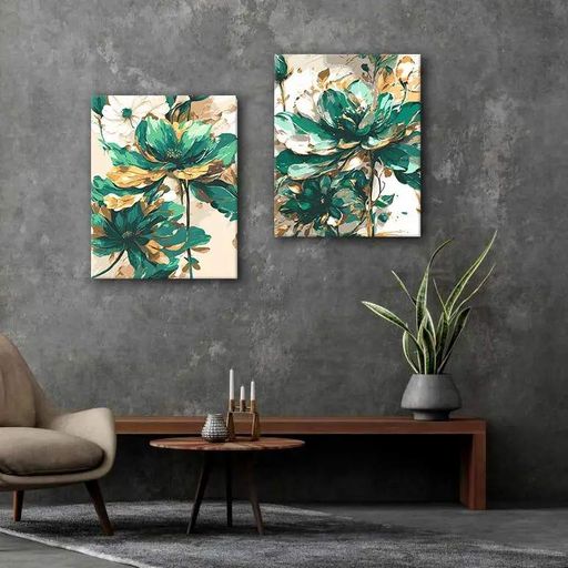 Раскраска по цифрам Изумрудное украшение (ITR-093) 50 х 80 см (Без ...