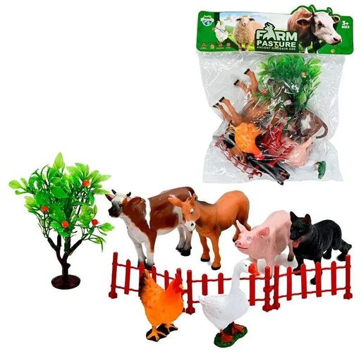 Набор домашних животных 6 шт с аксессуарами (E 094-2) (1625073 ...