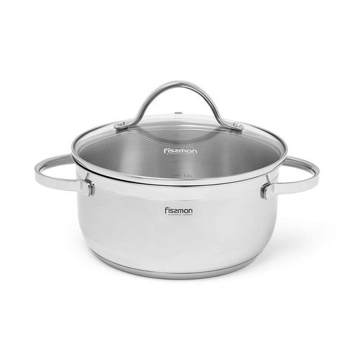 Каструля зі скляною кришкою Fissman LUMINOSA 26x13,5 см на 7,1 л (5335 ...