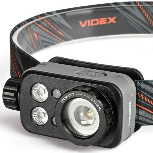 Налобный туристический фонарь VIDEX VLF-H046Z 500 Лм, IP65, ZOOM ...