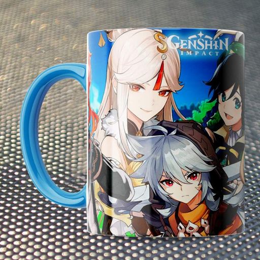 Чашка Fan Girl Паймон Барбара Ділюк Рейзор Венті Нін Гуань Геншин ...
