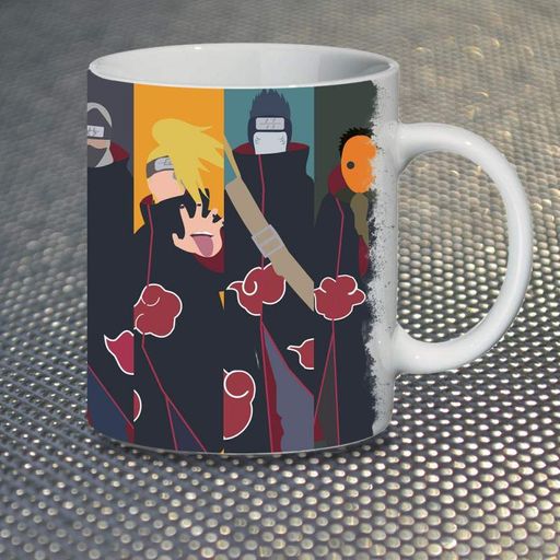 Чашка Fan Girl Акацукі Наруто Naruto New (14548) 330 мл Різнокольоровий ...