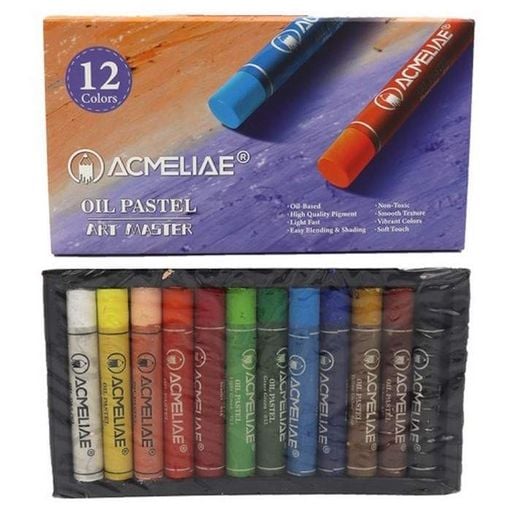 Масляна пастель олівців Acmeliae OPC-12, 12 кольорів (1648899) — купити ...