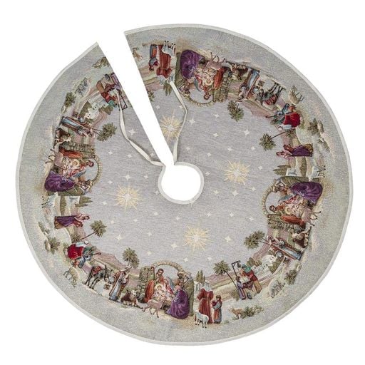 Юбочка под елку гобеленовая ROUND1153 Limaso, Ø90, Круглое, Новогодний ...