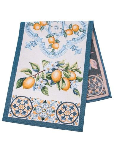 Доріжка гобеленова G-34395 Limaso, 37х100, Прямокутна, Лимони, З ...