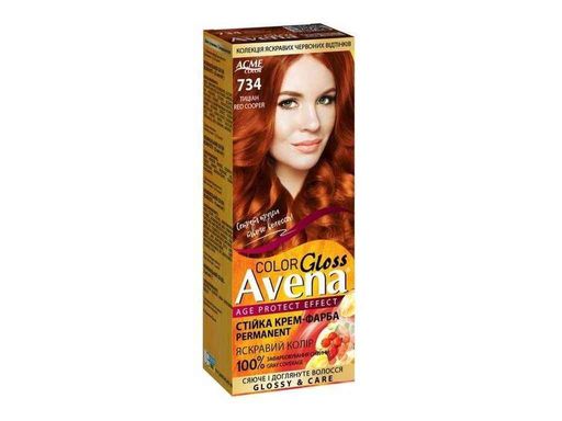 Крем-фарба AVENA Gloss Color 734 Тиціан (1656428) — купить на EVA.UA ...