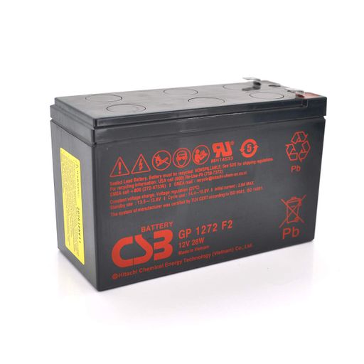 Акумуляторна батарея CSB GP1272F2, 12V 7,2Ah (28W) (151х65х100мм) 2.1кг ...
