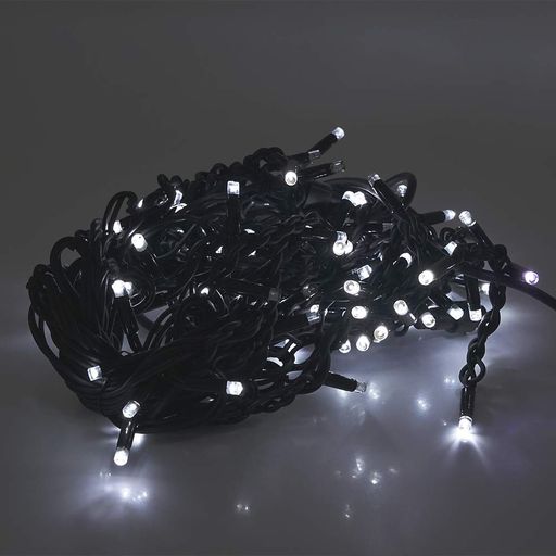 Гирлянда БАХРОМА 120 LED White, черная изоляция, уличная, 5х0,7м, BOX ...