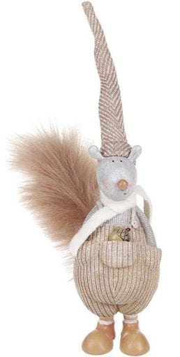 Статуэтка декоративная Бельчонок Гастон 24см полистоун для интерьера ...