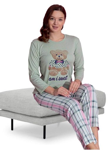 Пижама женская хлопок интерлок ML3184 XL (1859223) — купить на EVA.UA ...