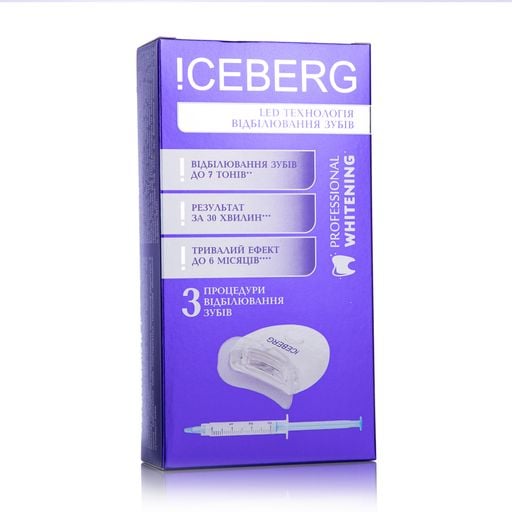 !CEBERG Professional Whitening відбілювання зубів, набір 3 процедури ...