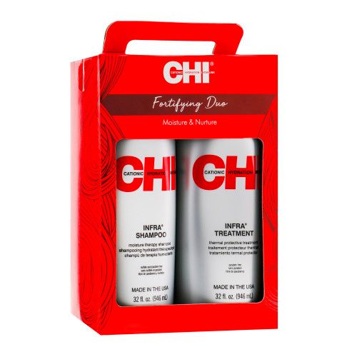 Набір Chi Infra Fortifying DUO KIT (шампунь 950 мл + кондиціонер 950 мл ...