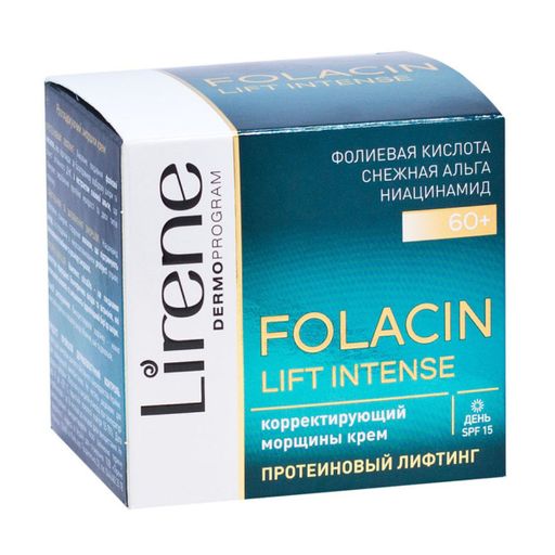 ᐈ Коригувальний Денний Крем для Обличчя Lirene Folacin Lift Intense 60 ...