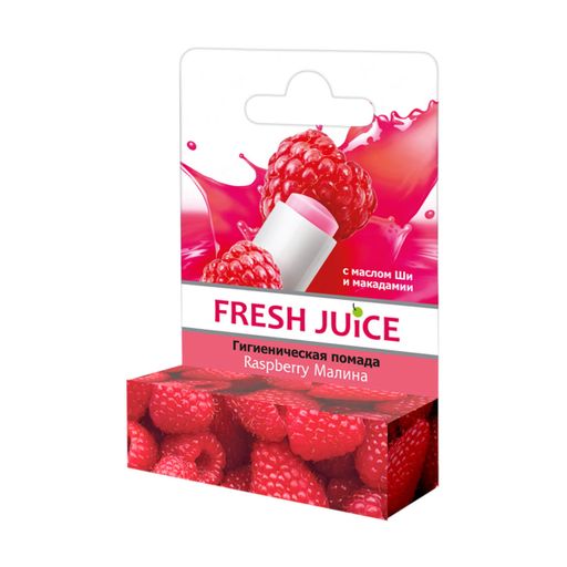 Гігієнічна помада для губ Fresh Juice Raspberry, 3.6 г - купити на EVA.UA