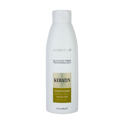 Безсульфатний кондиціонер для волосся Jerden Proff Keratin Sulfate Free Conditioner з кератином ...
