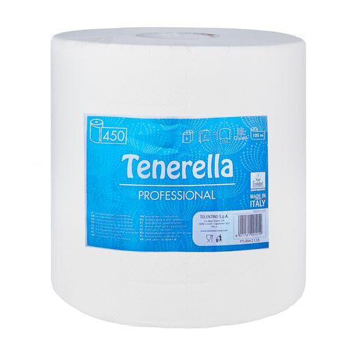 Паперові рушники Tenerella Professional універсальні, 2-шарові, 450 ...