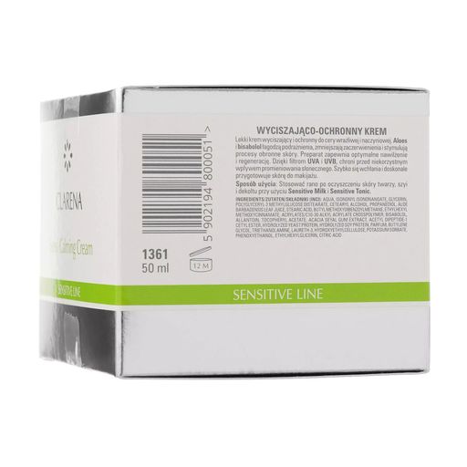 Заспокійливий та захисний крем для обличчя Clarena Sensitive Line Sensi ...