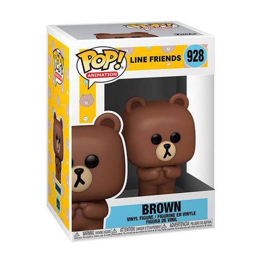 Ігрова фігурка Funko POP! Line Friends Браун, від 3 років (48151 ...