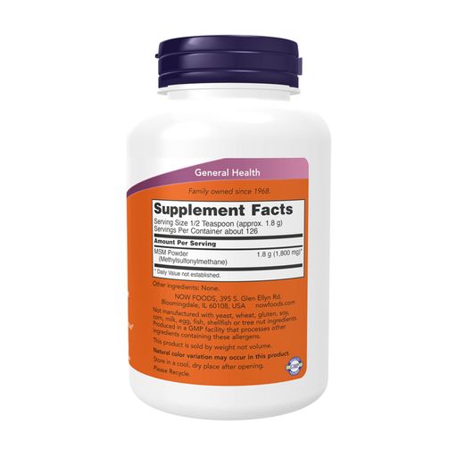 Метилсульфонілметан NOW foods MSM Powder в порошку — купити на EVA.UA ...
