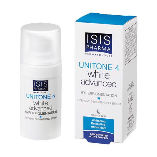 Нічна сиворотка для обличчя Isispharma Unitone 4 White Advanced Intensive Depigmenting Serum ...