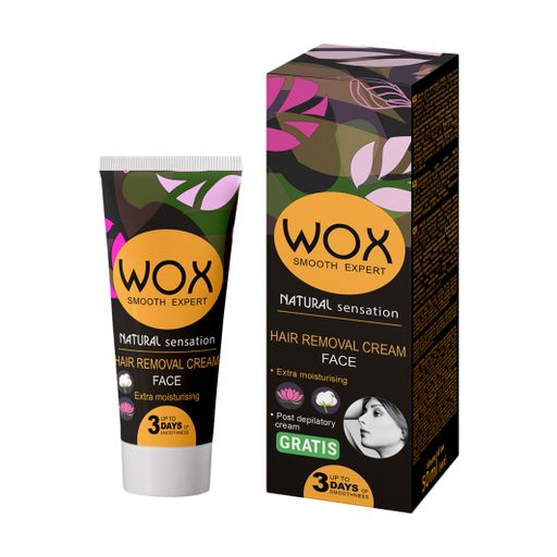 Крем для депіляції обличчя WOX Smooth Expert Hair Removal Cream Face ...