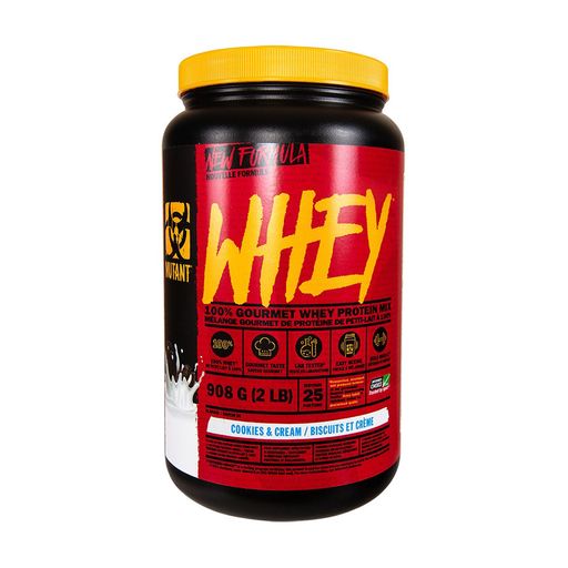 Дієтична добавка Протеїн Mutant Whey Cookies & Cream, 908 г — купити на ...