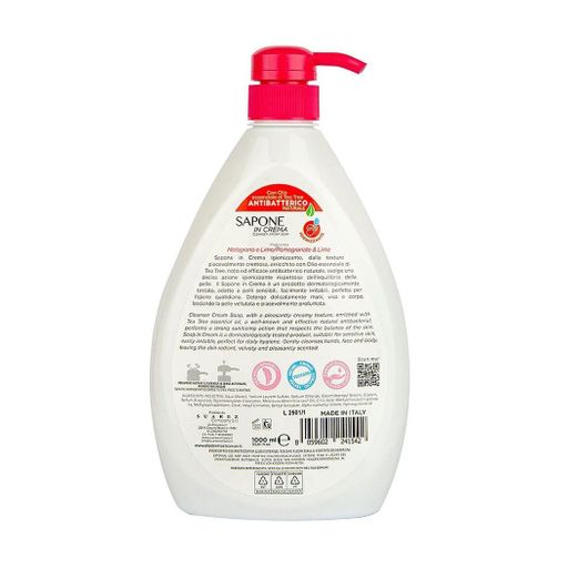 Антибактеріальне рідке крем-мило для рук Eloderma Liquid Soap Гранат та ...