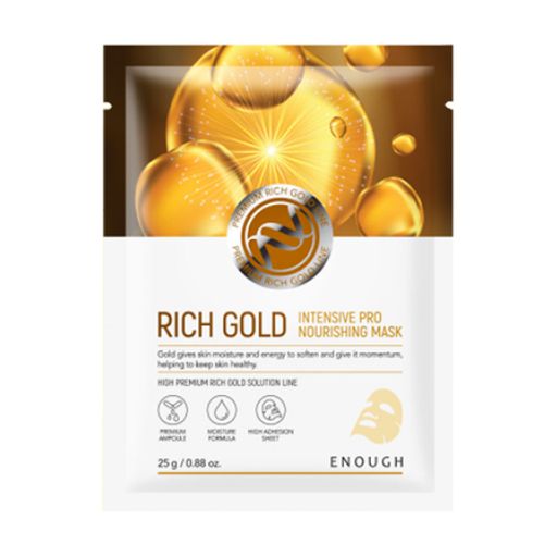 Тканевая маска для лица Enough Rich Gold Intensive Pro Nourishing Mask ...