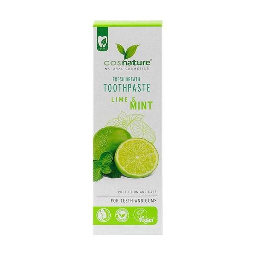 Зубна паста Cosnature Fresh Breath Lime & Mint Toothpaste Лайм та м'ята ...