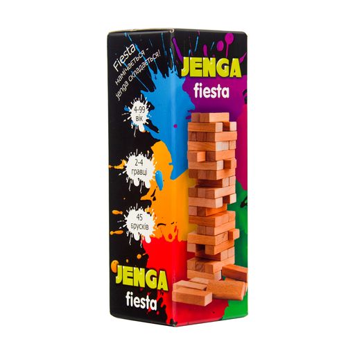 Настільна гра Jenga Fiesta дженга, українською мовою, від 4 років ...